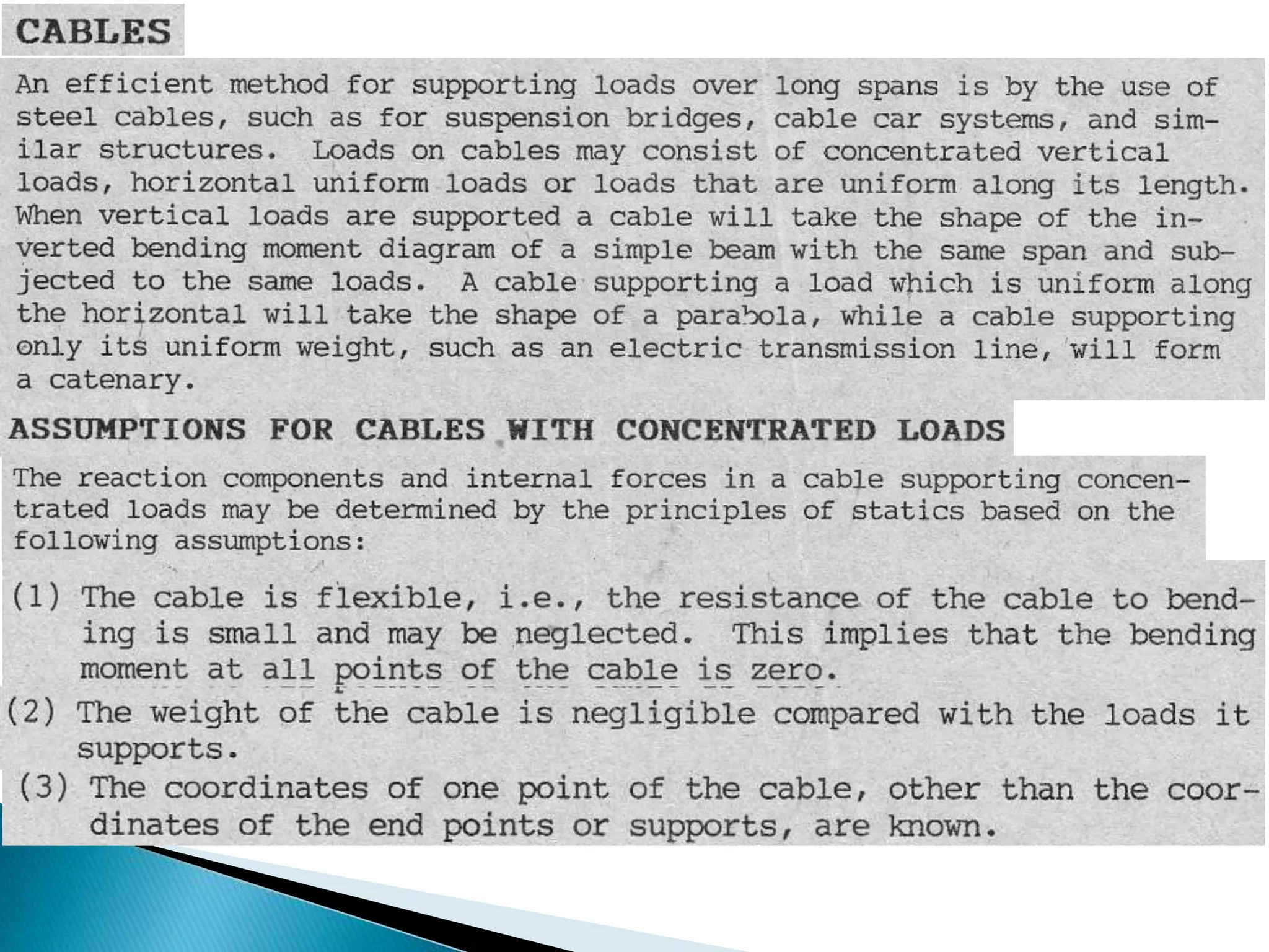 THEORY 1 : Lecture notes in arches & cables structures | PPTX