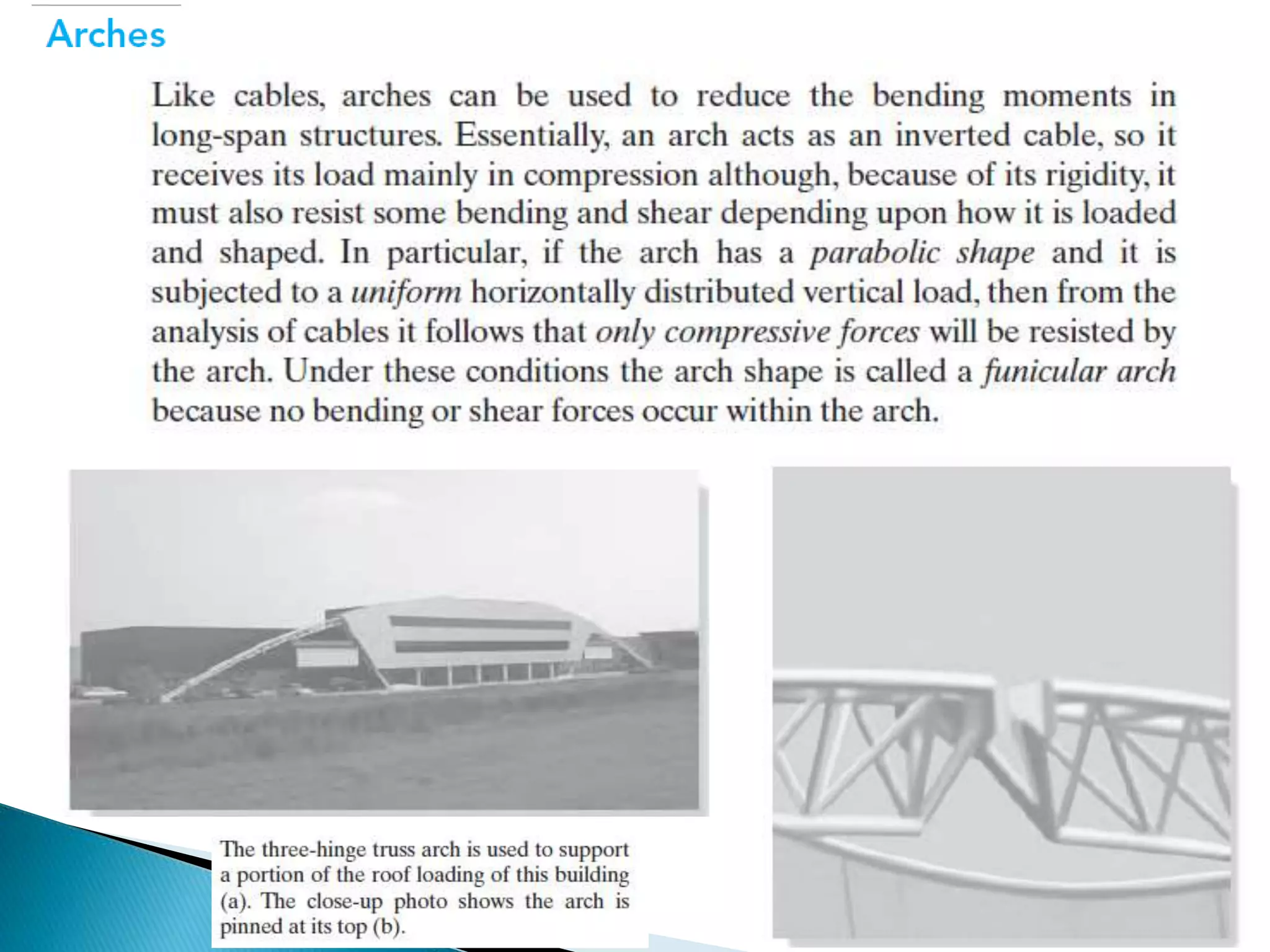 THEORY 1 : Lecture notes in arches & cables structures | PPTX