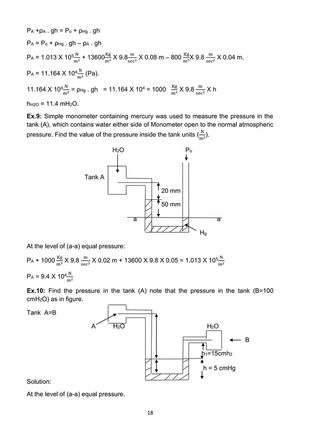 Lecture Notes in Fluid Mechanics | PDF | Physics | Science