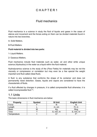 Lecture Notes in Fluid Mechanics | PDF | Physics | Science