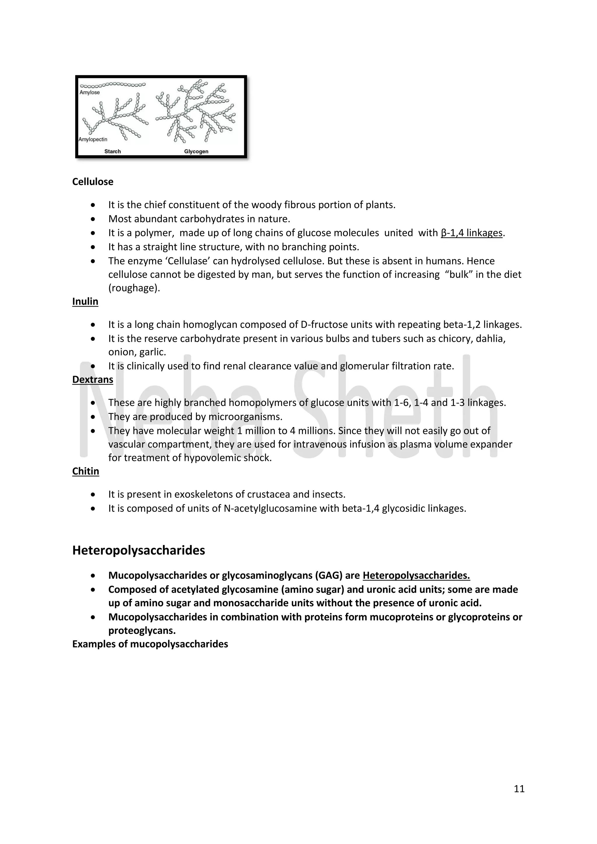 Lecture notes on Chemistry of carbohydrates | PDF