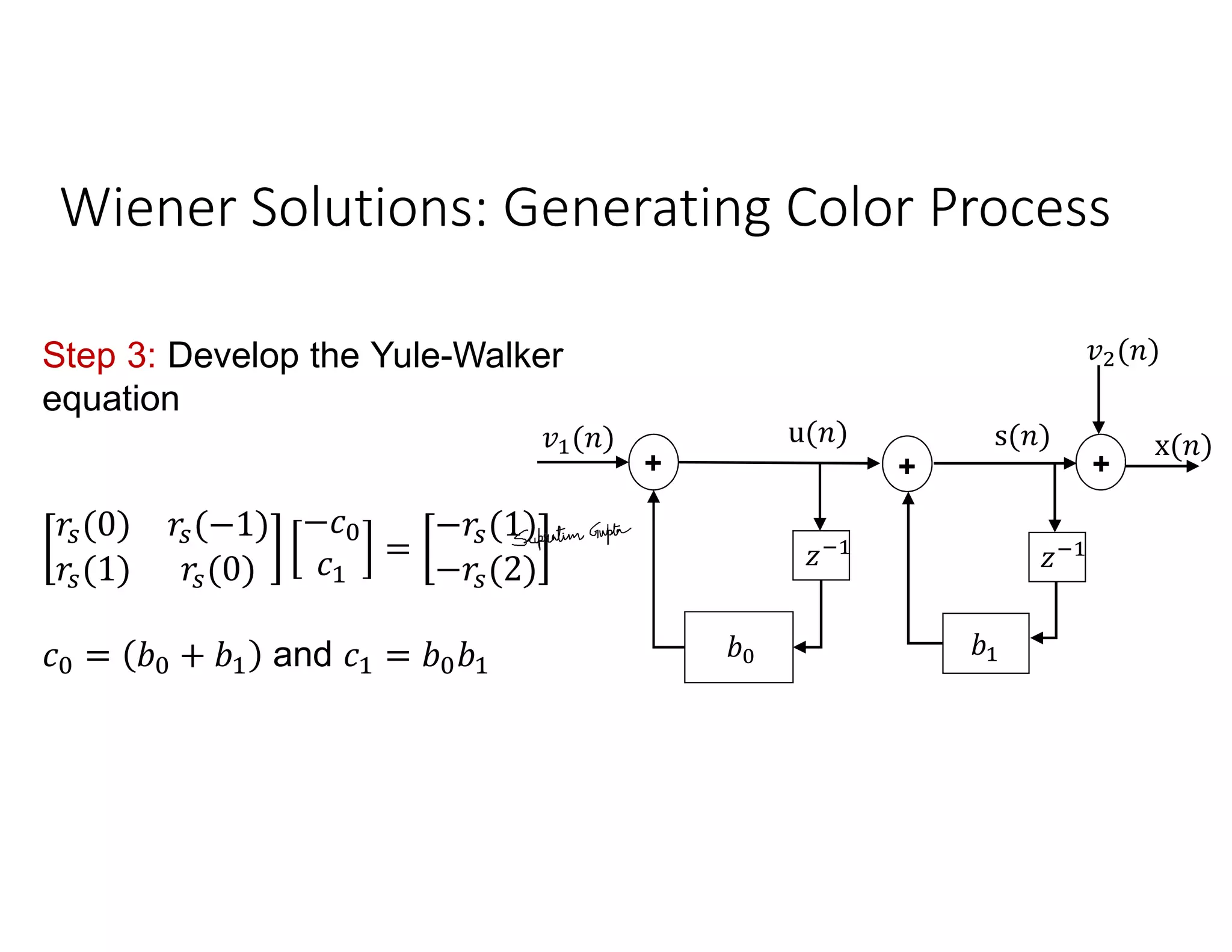 Lecture Notes On Adaptive Signal Processing 1pdf Physics Science