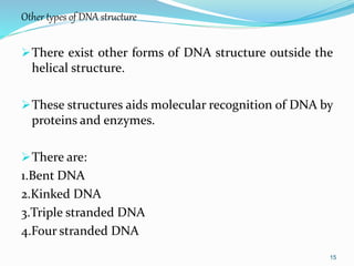 Lecture notes on dna and rna for submission | PPT