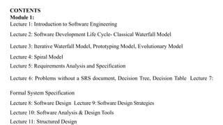 lecture notes on Introduction to Software Engineering CSC 209 .pdf