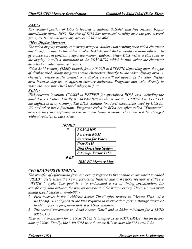 Lecture notes on microprocessor and microcomputer | PDF