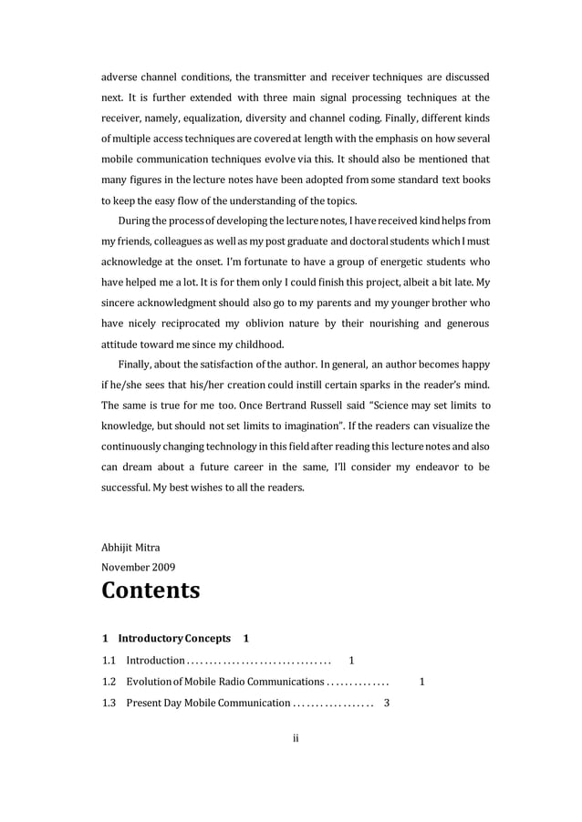 Lecture Notes On Mobile Communication Docx Computer Networking