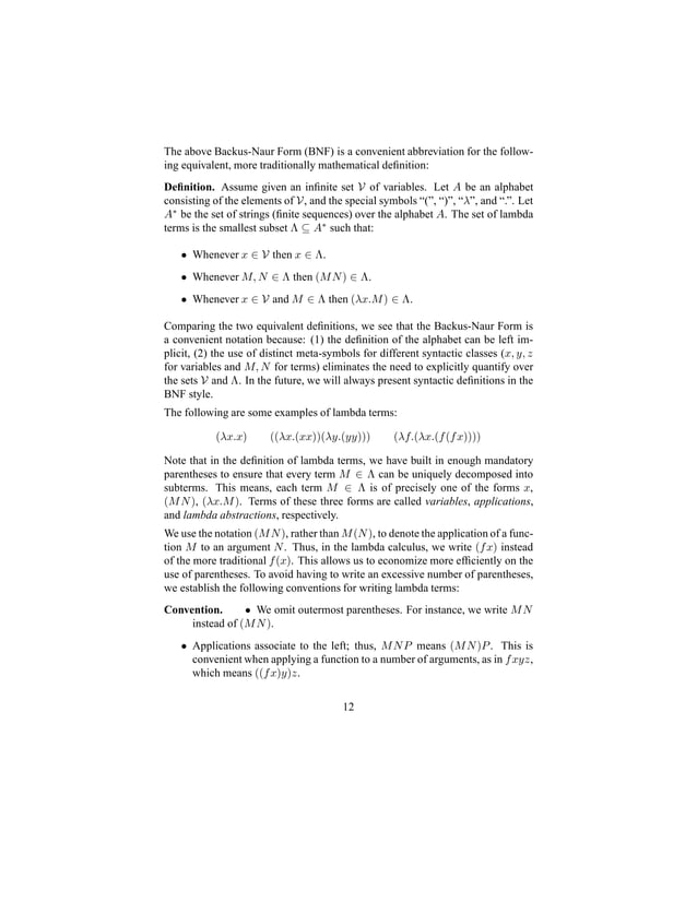 Cálculo lambda | PDF