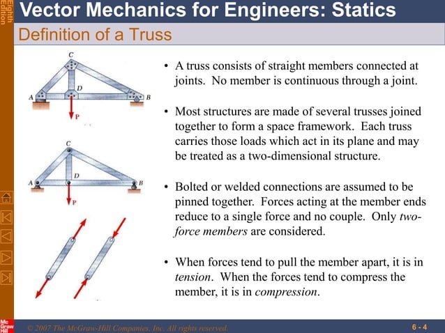 Lecture notes on trusses | PPTX | Chemistry | Science