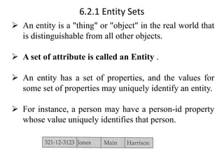 Lecture Notes Unit 1 chapter 6 E-R MODEL | PDF
