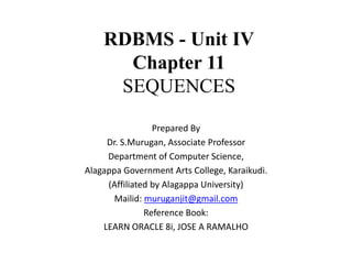 SEQUNCES Lecture_Notes_Unit4_chapter11_sequence | PDF