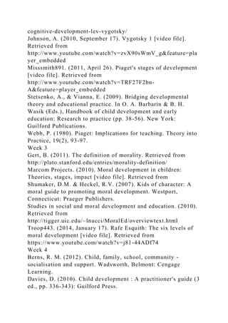 Lecture notes Week 1 What is child developmentMcDevitt et a.docx