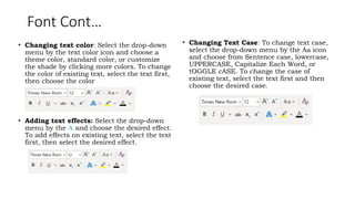 Lecture notes, Microsoft word processing.pptx