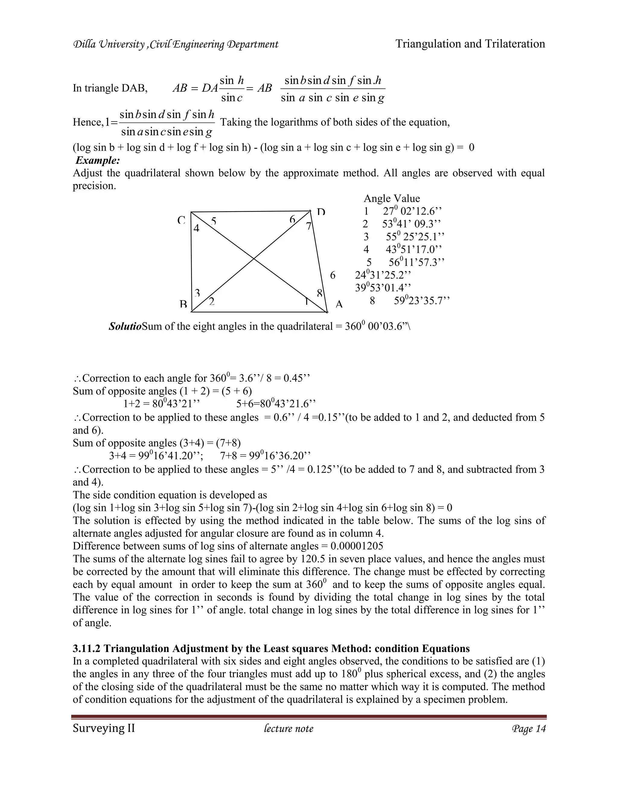Lecture note triangulation_and_trilatera2016 | PDF