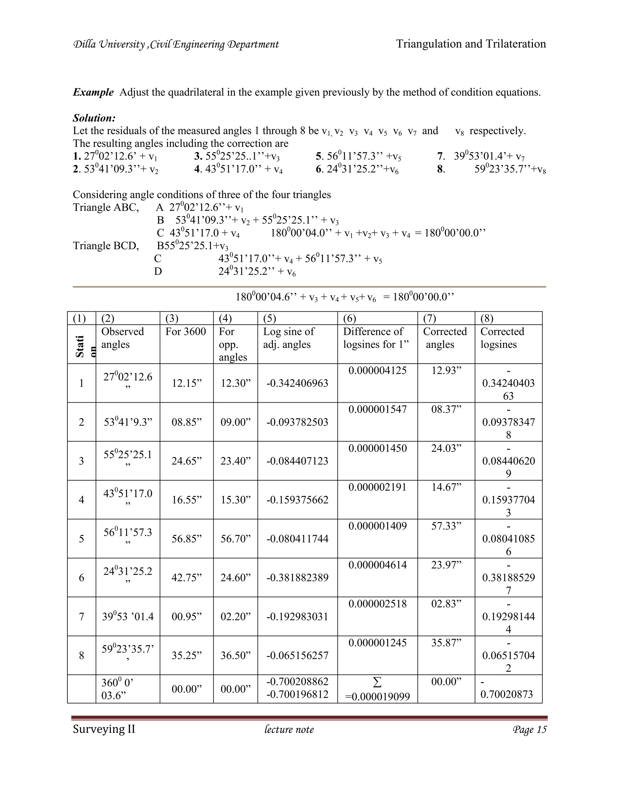 Lecture note triangulation_and_trilatera2016 | PDF