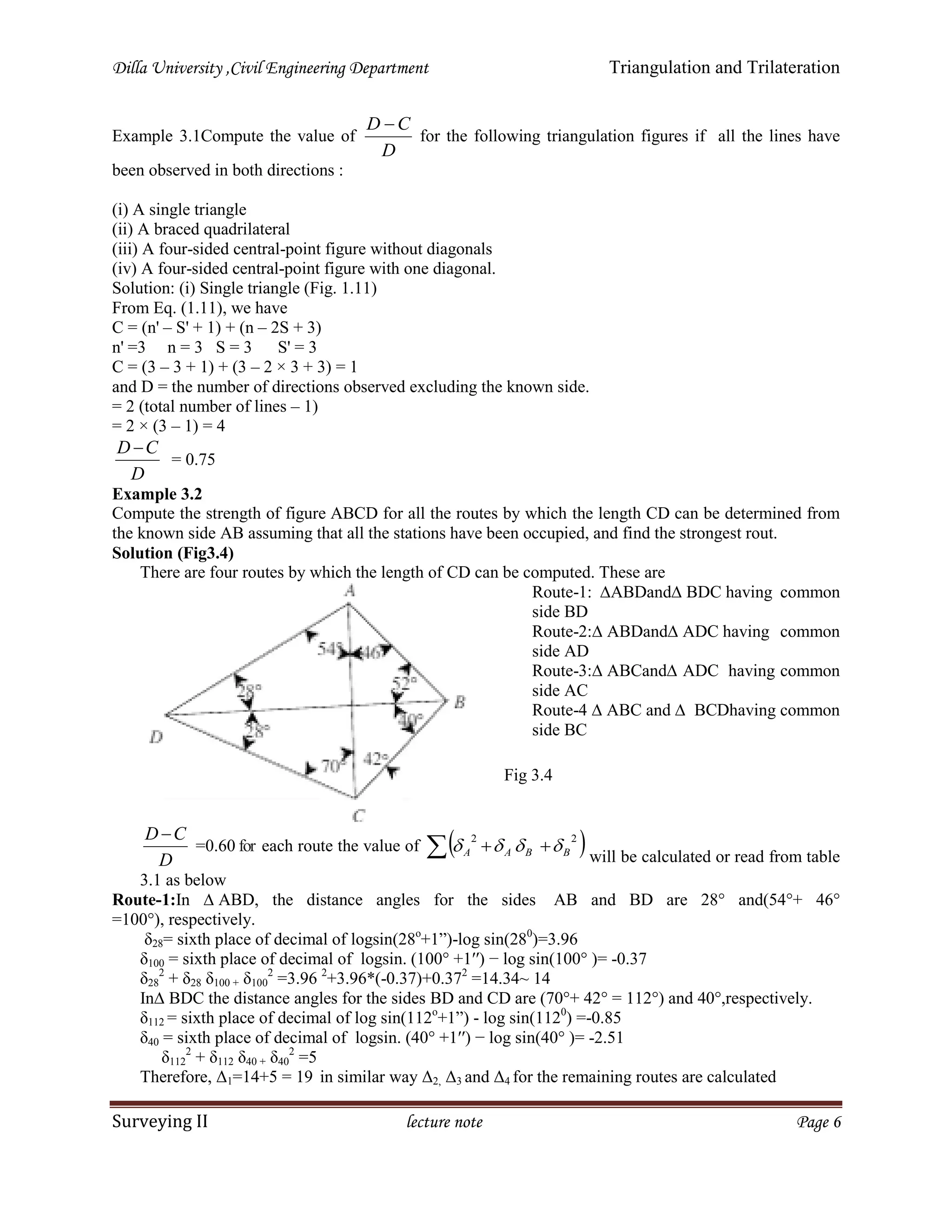 Lecture note triangulation_and_trilatera2016 | PDF