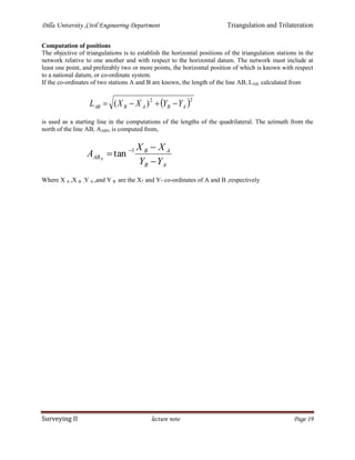Lecture note triangulation_and_trilatera2016 | PDF