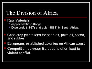 Lecture nov 19th british in africa | PPT