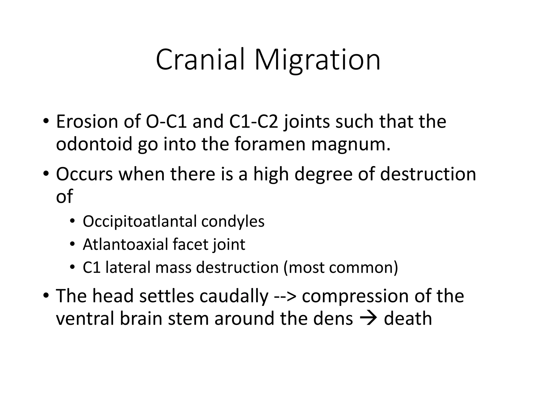 Lecture occipital cervical fusion for rheumatoid arthritis | PPTX