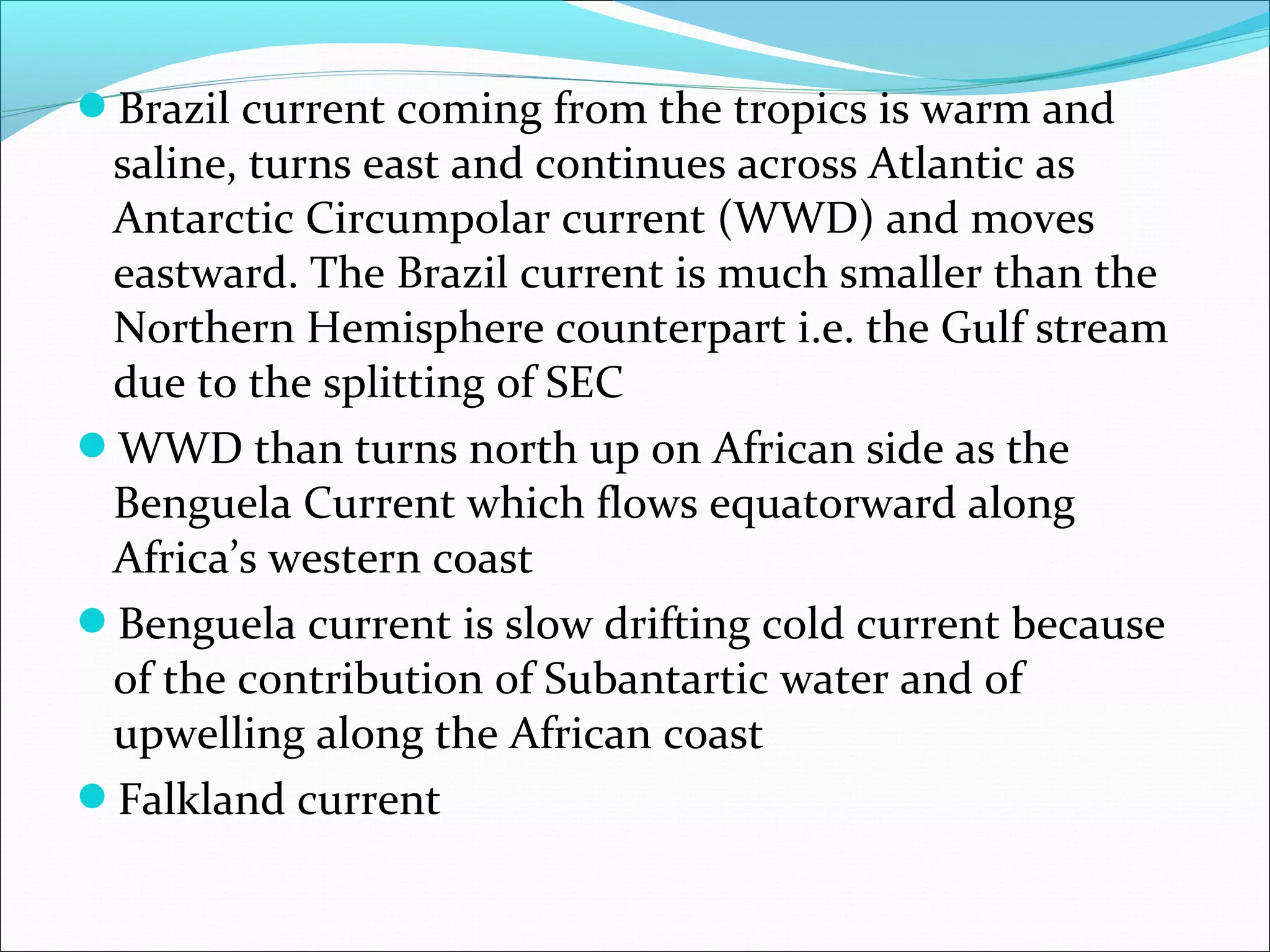 ocean currents water masses | PPT