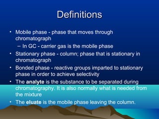 Lecture of chromatography | PPT