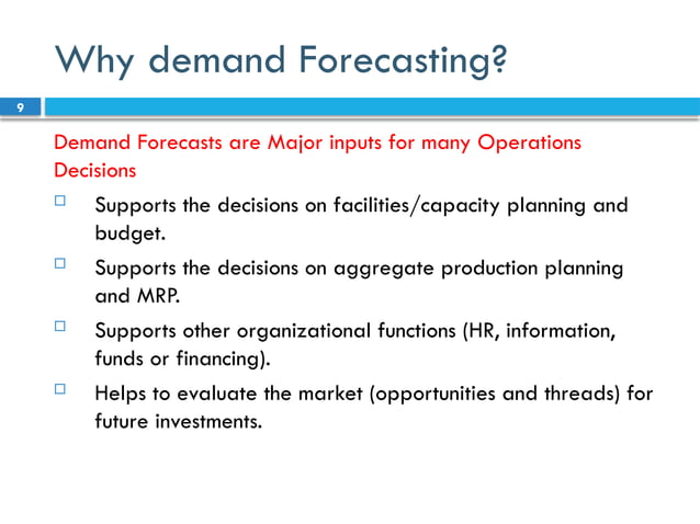 Lecture of forecasting short and updated 1.pptx | Business | Business and Finance