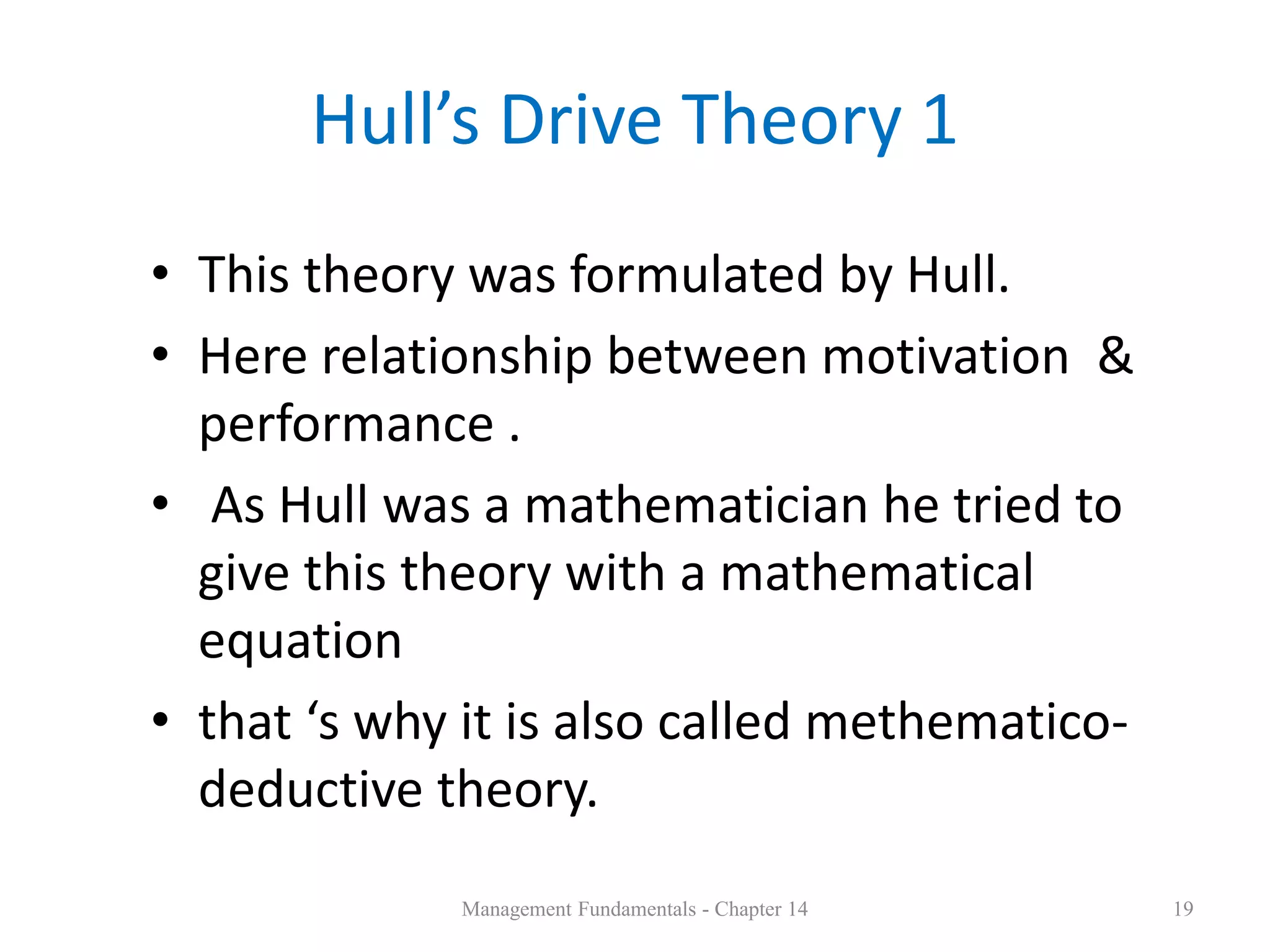 Lecture of motivation | PPT