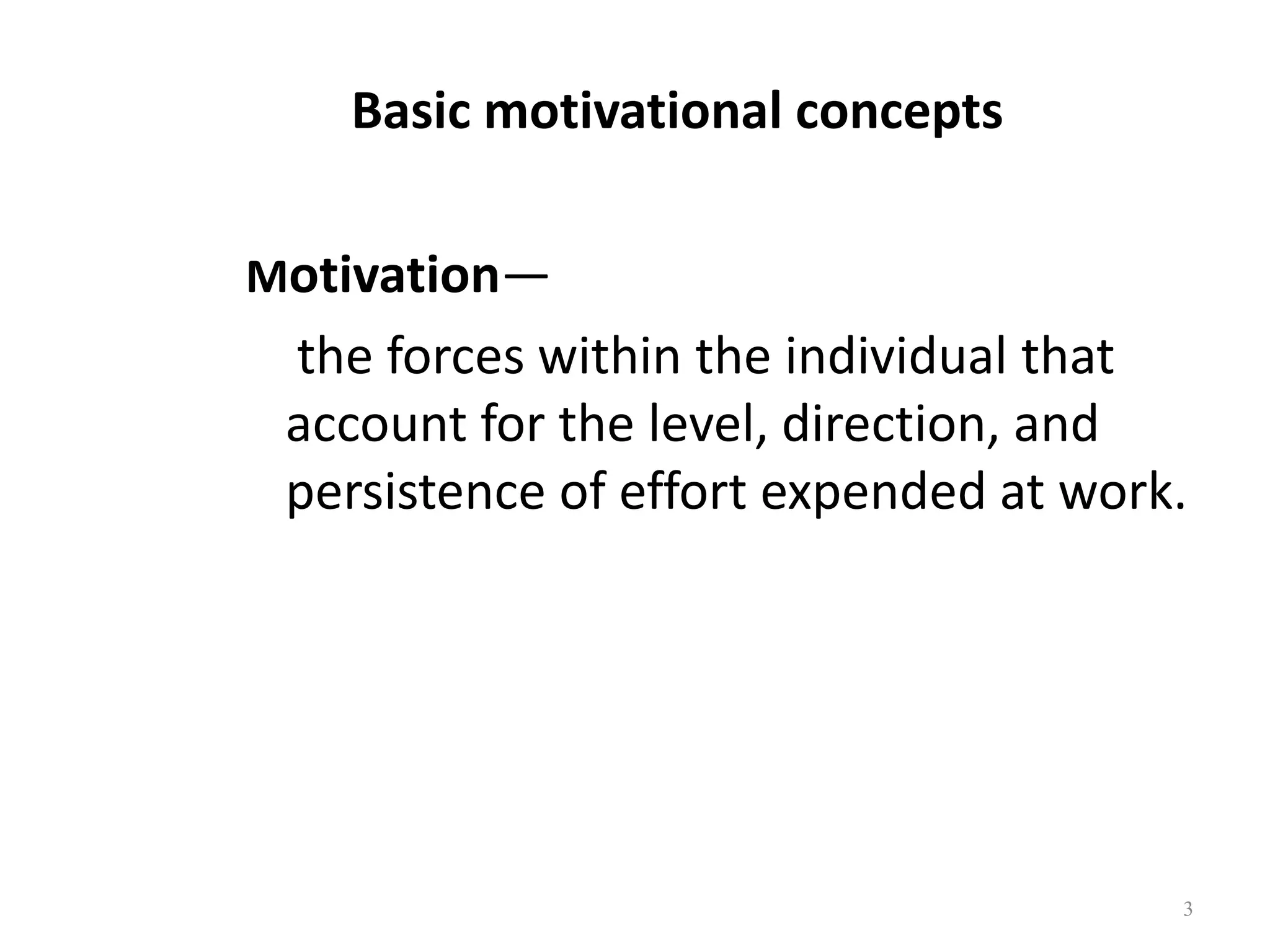 Lecture of motivation | PPT