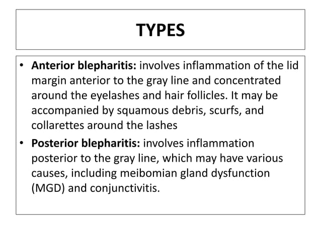 Lecture on Blepharitis , Stye & Chalazion For 4th Year MBBS ...