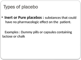 LECTURE ON BLINDING ANDggggbb PLACEBO.pptx