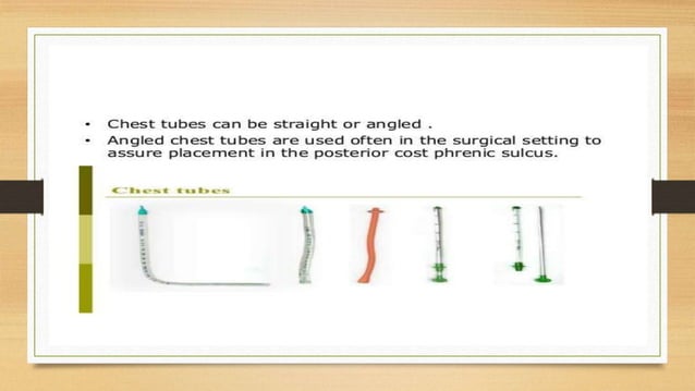 Lecture on chest tube insertion | PPTX