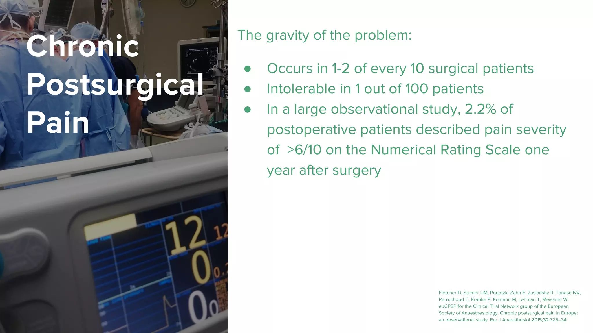 Lecture on chronic post surgical pain | PDF