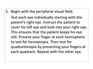 Lecture on Clinical Methods; Visual Field & Pupillary Reflexes For 4th ...