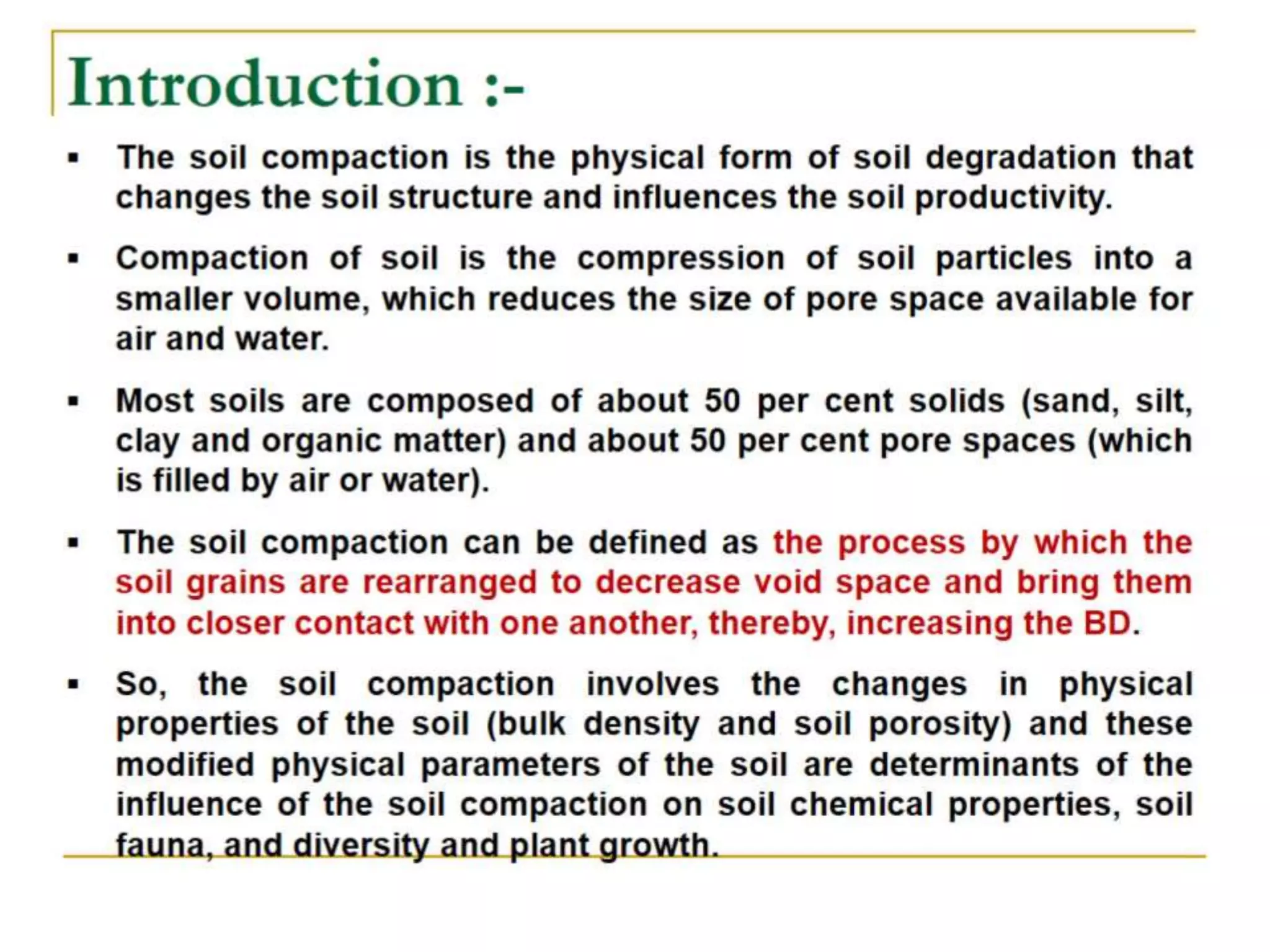 Compacted Soils | PPTX
