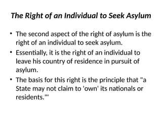 International Refugee Law Comparative Asylum.pptx