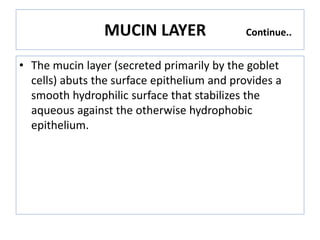 Lecture on Composition of Tear Film & Dry Eye For 4th Year MBBS ...