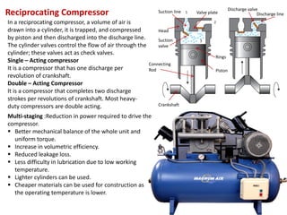 Compressor increase pressure of air to high pressure | PDF