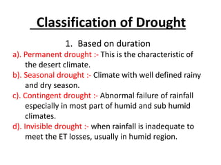 Lecture on Drought by Harish Singh.pptx | Weather | Science