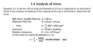 Lecture one-1 strength of material and failures pptx | PPTX