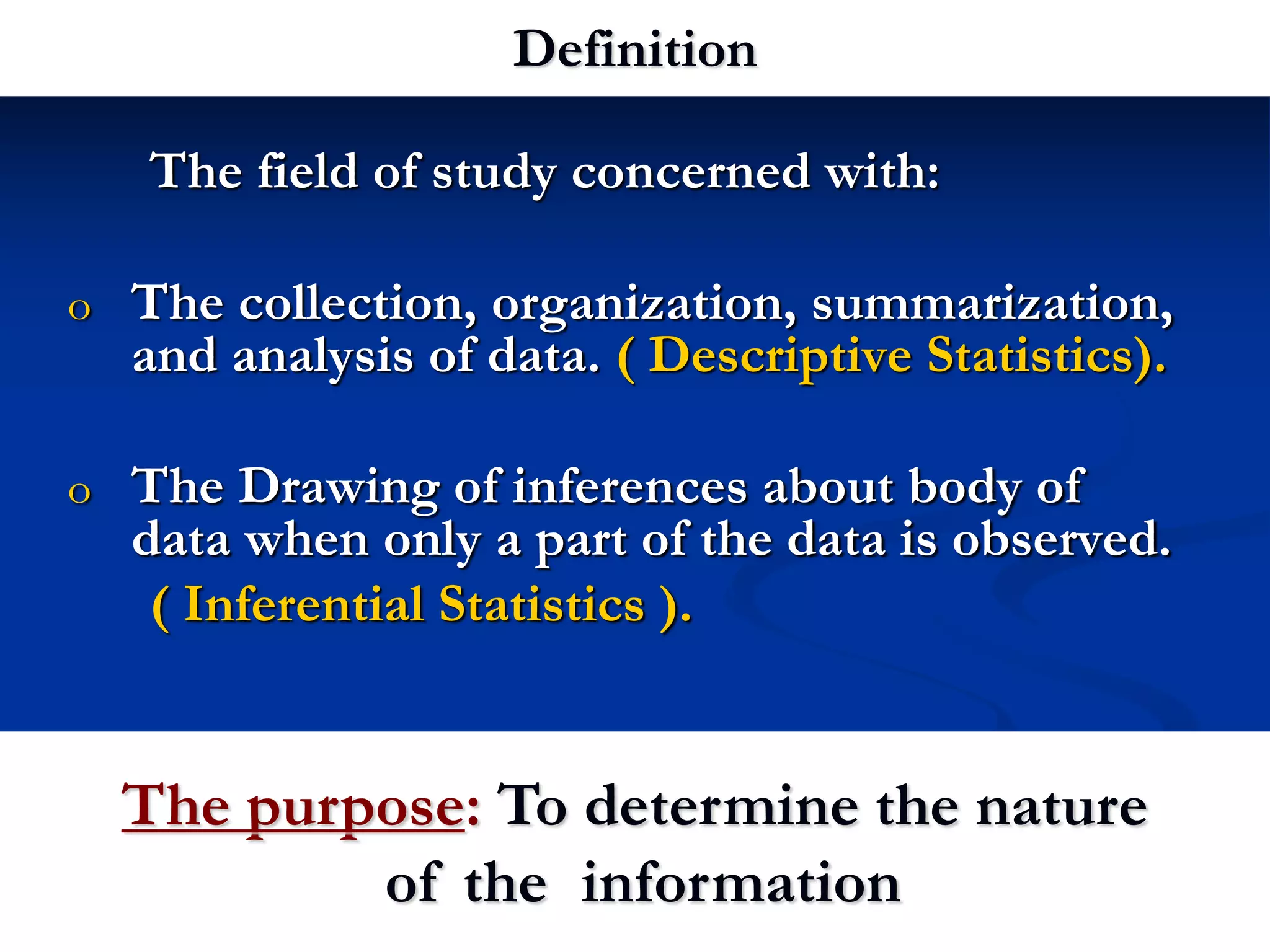Biostatistics : Types of Variable | PPTX