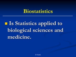Biostatistics : Types of Variable | PPTX