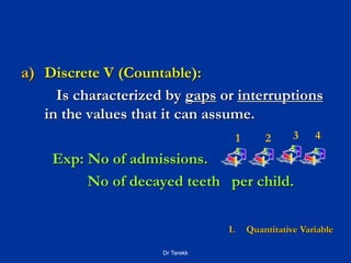 Biostatistics : Types of Variable | PPTX