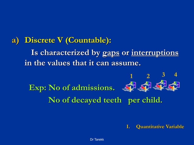 Biostatistics Types Of Variable Ppt 