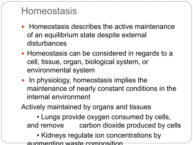 Introduction to systemic Physiology lecture one | PPT