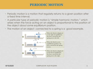 LECTURE ONE 2025 SEM II simple harmonic.ppt