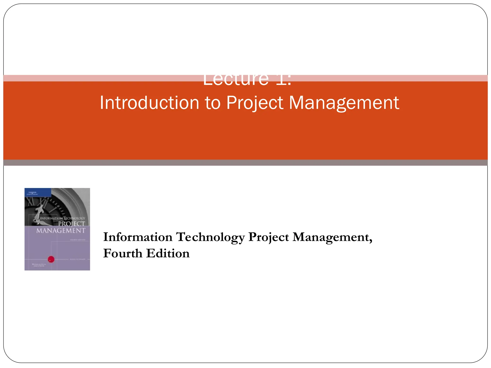 Introduction to Project Management Fourth Edition | PPT