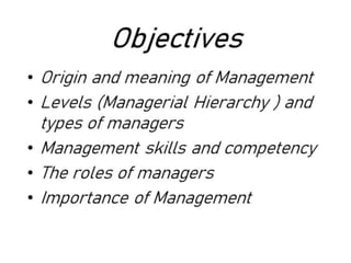 Lecture one; introduction to management principles.pptx