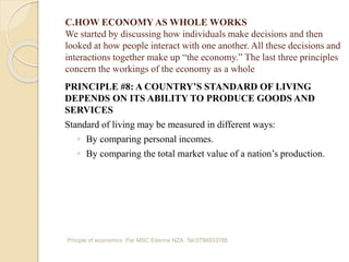Lecture one 10 principles of economics | PPTX