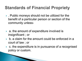 Lecture on financial rules control over expenditure classification of ...