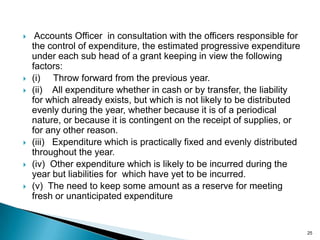 Lecture on financial rules control over expenditure classification of ...
