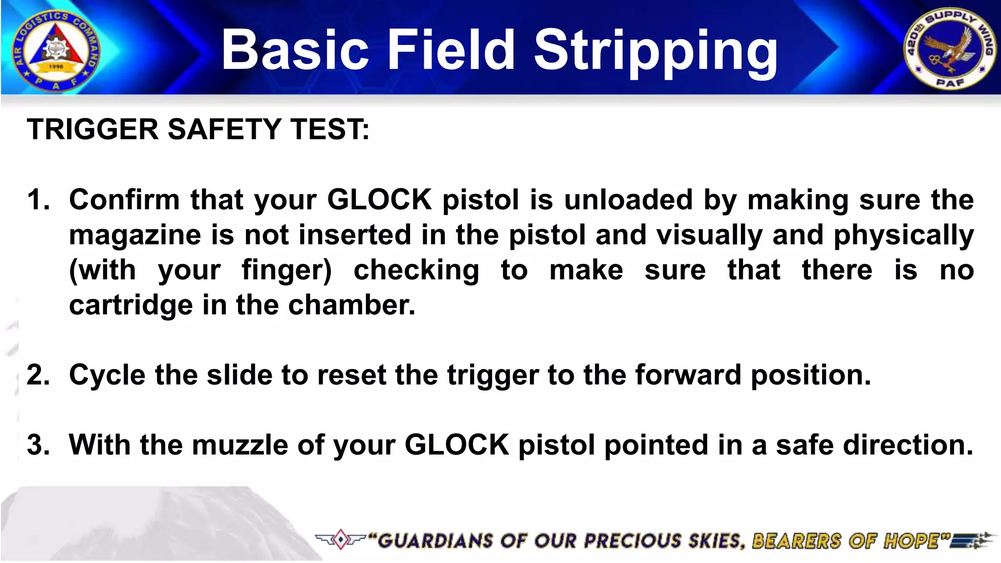 Lecture on Glock 17 | PPTX